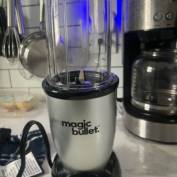 magic bullet | Kitchen | Magic Bullet Blender In Silver And Black ...